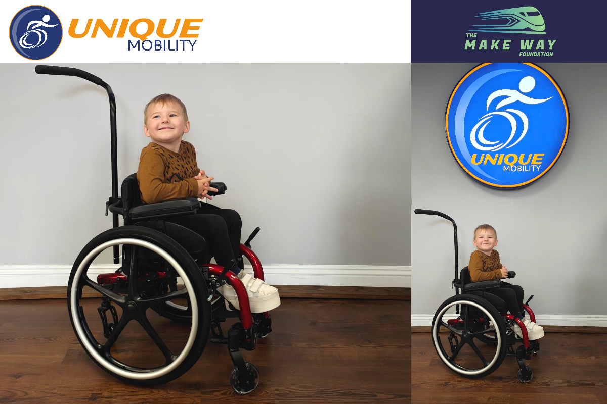 Archie's new wheels! - Unique Mobility
